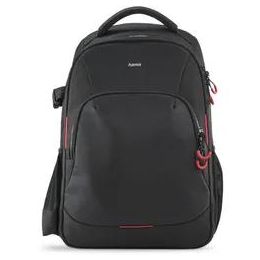 Hama Rucksack Ohio 190 Schwarz/Rot