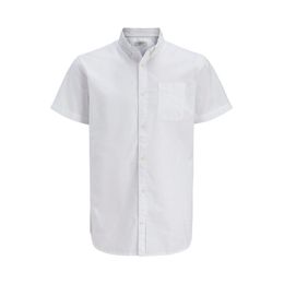Jj Rebel Button Up Shirt 'JREBKEITH' male White size XXL