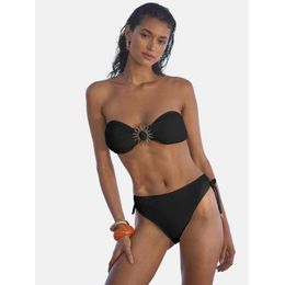 Love & Roses Bikini Top female Black size 16