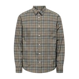 Only & Sons Only & Sons Button Up Shirt 'ONSKIM' male Green size L