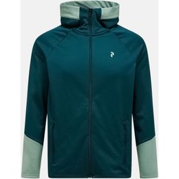 Peak Performance Rider Fleecejacke Herren - Gr&ouml;&szlig;e M - gr&uuml;n