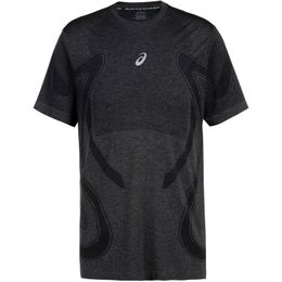 asics ROAD SEAMLESS Funktionsshirt Herren - Gr&ouml;&szlig;e S - schwarz