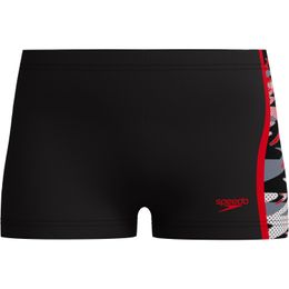 Speedo Hyperboom Splice Aquashort Badehose Jungen - Gr&ouml;&szlig;e 116 - schwarz
