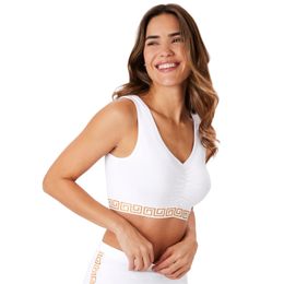 w&auml;schepur w&auml;schepur Damen Bustier, wei&szlig;-camel, Gr&ouml;&szlig;e 36