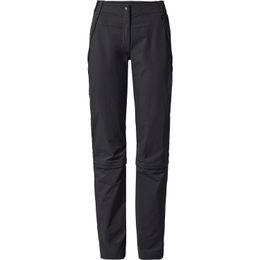 Vaude Farley Stretch Capri T-Zip Zipphose Damen - Gr&ouml;&szlig;e 42 / kurz - schwarz