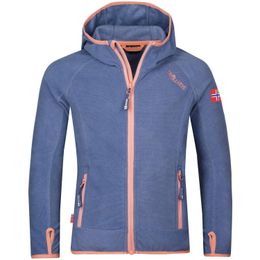 Trollkids Sandefjord Fleecejacke M&auml;dchen - Gr&ouml;&szlig;e 140 - blau