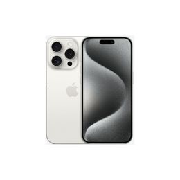 Apple iPhone 15 Pro - 256 GB - Titan Wei&szlig;