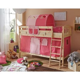 Ticaa Etagenbett Erni Country-V Kiefer Natur