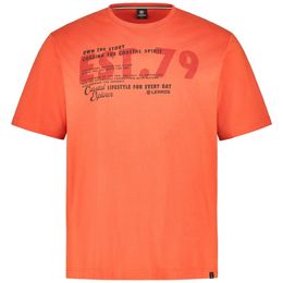 Gro&szlig;e Gr&ouml;&szlig;en Lerros T-Shirt mit Motiv-Print Farbe orange Gr&ouml;&szlig;e: 5XL