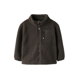 name it Fleecejacke 'NMMMiller' Jungen Gr&ouml;&szlig;e 80 schoko