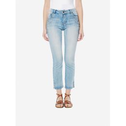 Koroshi Jeans Damen Gr&ouml;&szlig;e 25/26 anthrazit