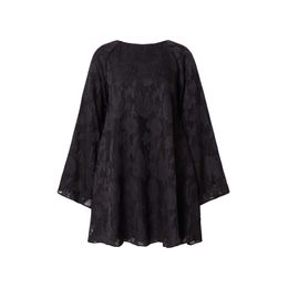 Gina Tricot Kleid Damen Gr&ouml;&szlig;e 40 anthrazit / schwarz Winterkleid