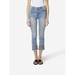 Koroshi Jeans Damen Gr&ouml;&szlig;e 29 blue denim / mischfarben