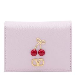 Valentino Garavani Portemonnaie - Compact Minimalist Wallet With Practical Organizin - Gr. unisize - in Rosa - f&uuml;r Damen