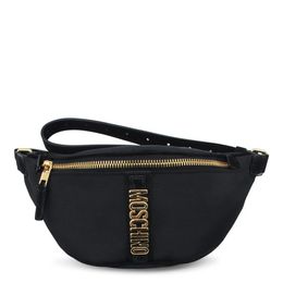 Moschino Bauchtaschen - Black Belt Bag With Gold Hardware - Gr. ONE SIZE - in Schwarz - f&uuml;r Damen