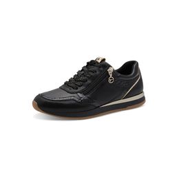 Tamaris Sneaker Damen Gr&ouml;&szlig;e 40 gold / schwarz