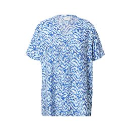 Only Carmakoma Bluse 'CARSONYALI' Damen Gr&ouml;&szlig;e 7XL blau / hellblau / wei&szlig;