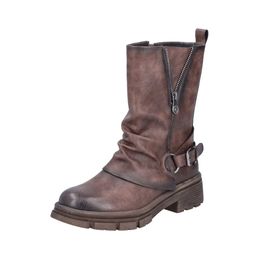 Rieker Stiefelette Damen Gr&ouml;&szlig;e 42 dunkelbraun Winterschuhe