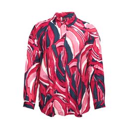 Vero Moda Curve Bluse 'VMCVERA VIOLET' Damen Gr&ouml;&szlig;e XL navy / pink / hellpink / wei&szlig;