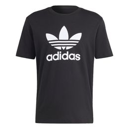 adidas originals T-Shirt 'Adicolor Trefoil' Herren Gr&ouml;&szlig;e XS schwarz / wei&szlig;
