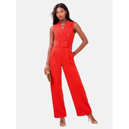 Lipsy Jumpsuit Damen Gr&ouml;&szlig;e L rot