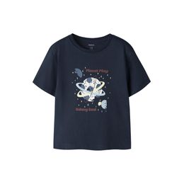 name it T-Shirt 'NMMVICTOR' Jungen Gr&ouml;&szlig;e 104 navy / saphir / schoko / wei&szlig;
