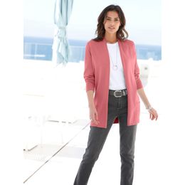WITT Damen Longstrickjacke mit Schalkragen, erika, Gr&ouml;&szlig;e 36
