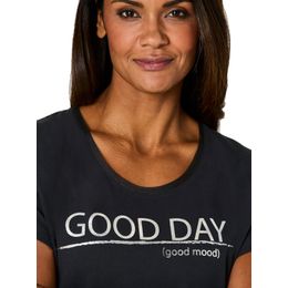 feel good Damen Shirt, schwarz, Gr&ouml;&szlig;e 36/38