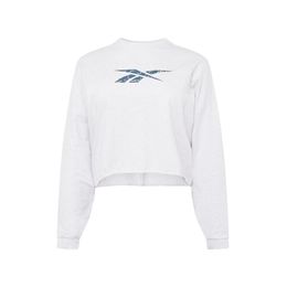 Reebok Sportsweatshirt Damen Gr&ouml;&szlig;e XXL grau / hellgrau / violettblau / schwarz