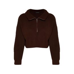 Trendyol Pullover Damen Gr&ouml;&szlig;e L kastanienbraun