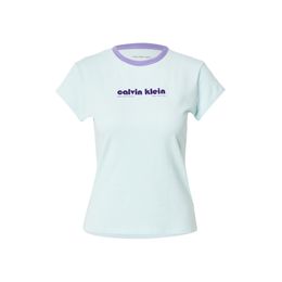 Calvin Klein Jeans T-Shirt Damen Gr&ouml;&szlig;e XS pastellgr&uuml;n / lila