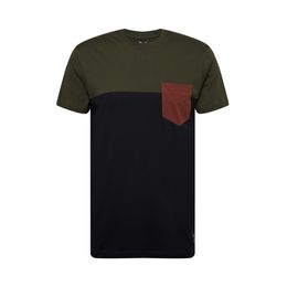 Iriedaily T-Shirt Herren Gr&ouml;&szlig;e M cognac / dunkelgr&uuml;n / schwarz
