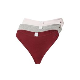 Tommy Hilfiger Underwear String Damen Gr&ouml;&szlig;e S hellgrau / puder / dunkelrot