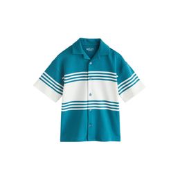 next Shirt Jungen Gr&ouml;&szlig;e 110 petrol / wei&szlig;