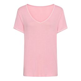s.Oliver Schlafshirt Damen Gr&ouml;&szlig;e L rosa / wei&szlig;