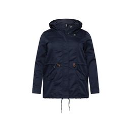 Only Carmakoma Parka 'Lorca' Damen Gr&ouml;&szlig;e 7XL marine