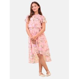 Lipsy Kleid M&auml;dchen Gr&ouml;&szlig;e 140 grasgr&uuml;n / flieder / puder