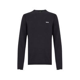BOSS Pullover 'Ever-X ' Herren Gr&ouml;&szlig;e M marine / wei&szlig;
