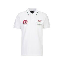 19V69 Italia Poloshirt 'Emilio' Herren Gr&ouml;&szlig;e XXL gr&uuml;n / rot / wei&szlig;