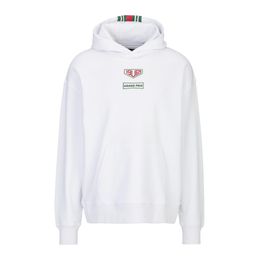 19V69 Italia Sweatshirt 'Quentino Racing' Herren Gr&ouml;&szlig;e XL gr&uuml;n / rot / wei&szlig;