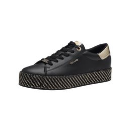 Tamaris Sneaker Damen Gr&ouml;&szlig;e 38 gold / schwarz