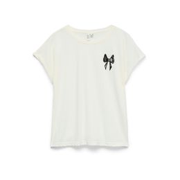 V&eacute;ro Moda Vero Moda T-Shirt 'VMIHAYA' Damen Gr&ouml;&szlig;e L schwarz / wei&szlig;