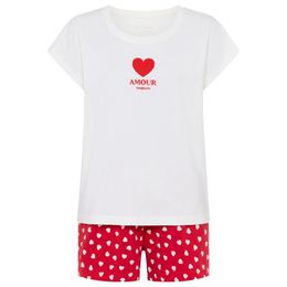 Vivance By Lascana Shorty Damen Gr&ouml;&szlig;e XL rot / wei&szlig; Sommerkleid