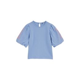 WE Fashion Bluse M&auml;dchen Gr&ouml;&szlig;e 98/104 blau / rosa