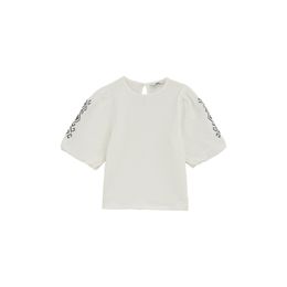 WE Fashion Bluse M&auml;dchen Gr&ouml;&szlig;e 98/104 schwarz / offwhite
