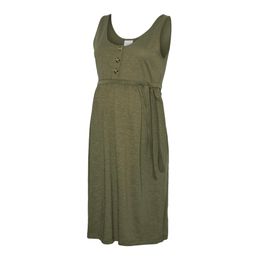MAMALICIOUS Umstand Kleid 'MLEvi Lia' Damen Gr&ouml;&szlig;e 38 oliv Sommerkleid