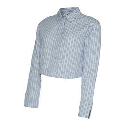 MAMALICIOUS Umstand Bluse 'MLASTA LIA' Damen Gr&ouml;&szlig;e XXL blau / hellblau / wei&szlig;