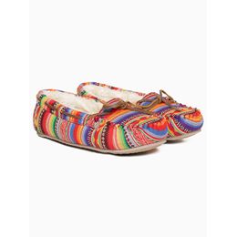 Minnetonka Slippers 'Cally' female size 41 Blue / Yellow / Purple / Red
