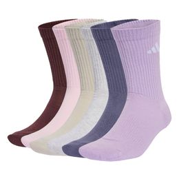 adidas Performance Sportsocken Herren Gr&ouml;&szlig;e 25/27 kitt / graumeliert / flieder / dunkellila / rosa / weinrot