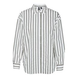 Vero Moda Bluse 'BEA' Damen Gr&ouml;&szlig;e XL grau / schwarz / wei&szlig;